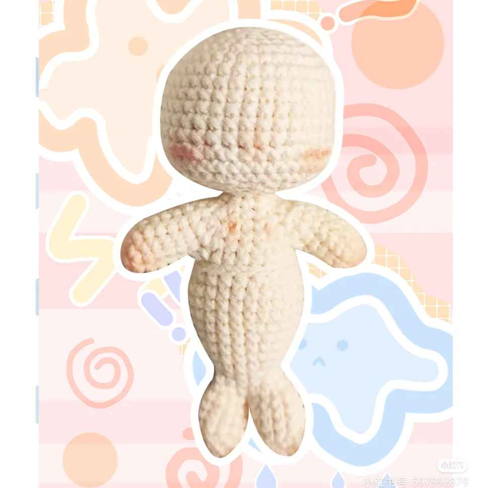 Chart móc thân búp bê - doll body crochet pattern | Tiểu Phương Crochet ...