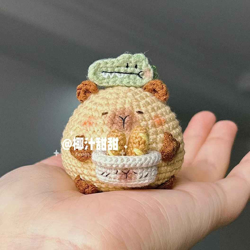 Chart móc Capybara ú - Free crochet Capybara pattern | Tiểu Phương ...