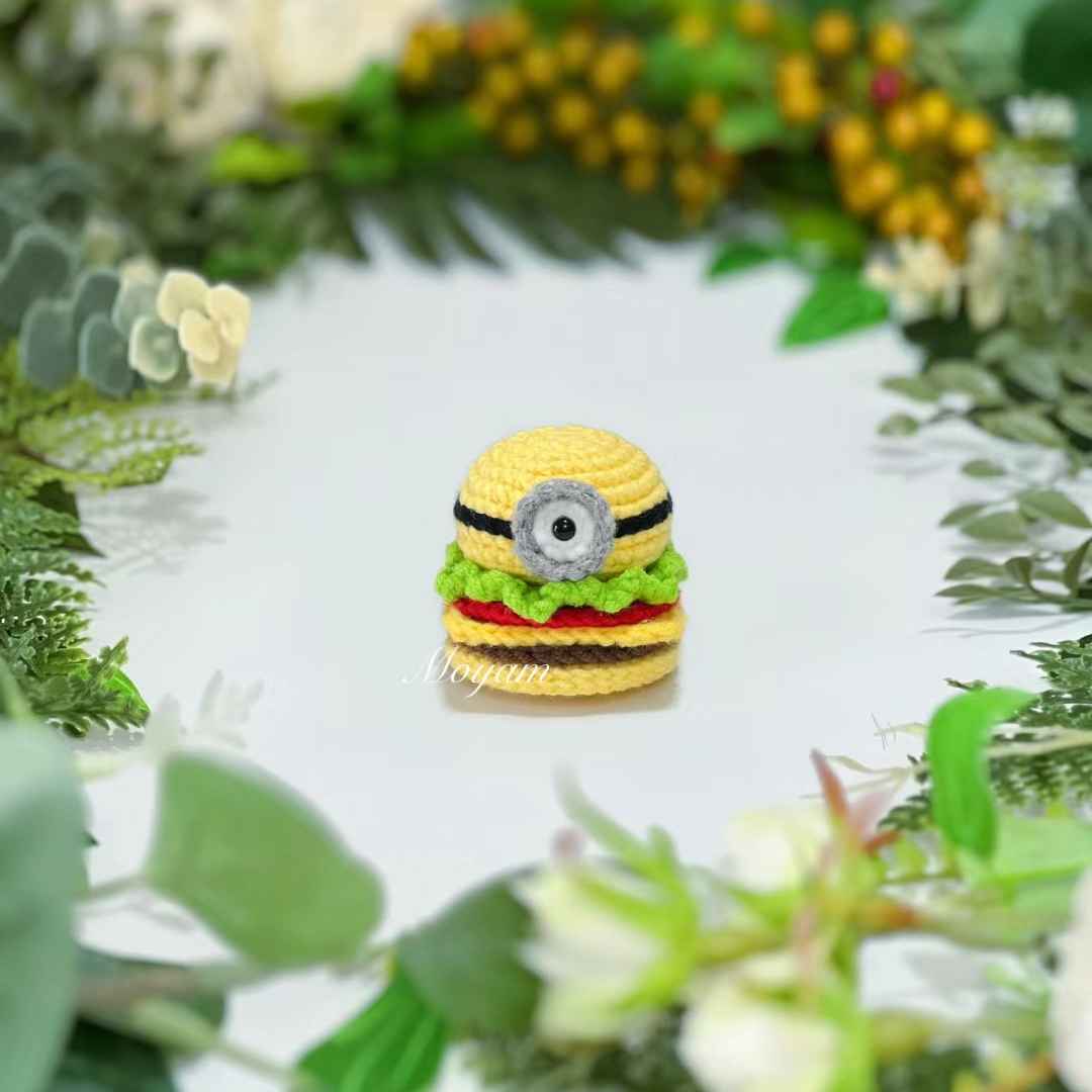 Chart móc bánh burger Minion - Minions burger illustration | Tiểu ...