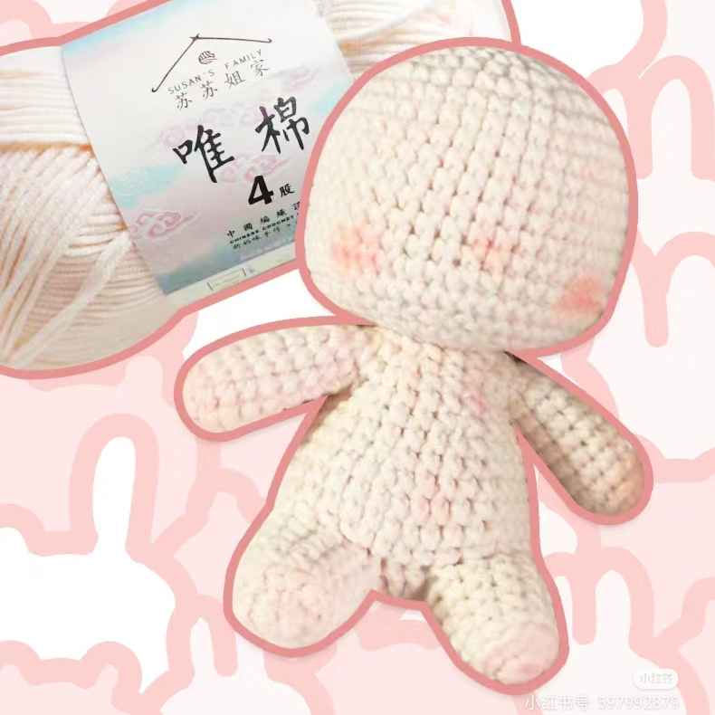 Chart móc thân búp bê - doll body crochet pattern | Tiểu Phương Crochet ...