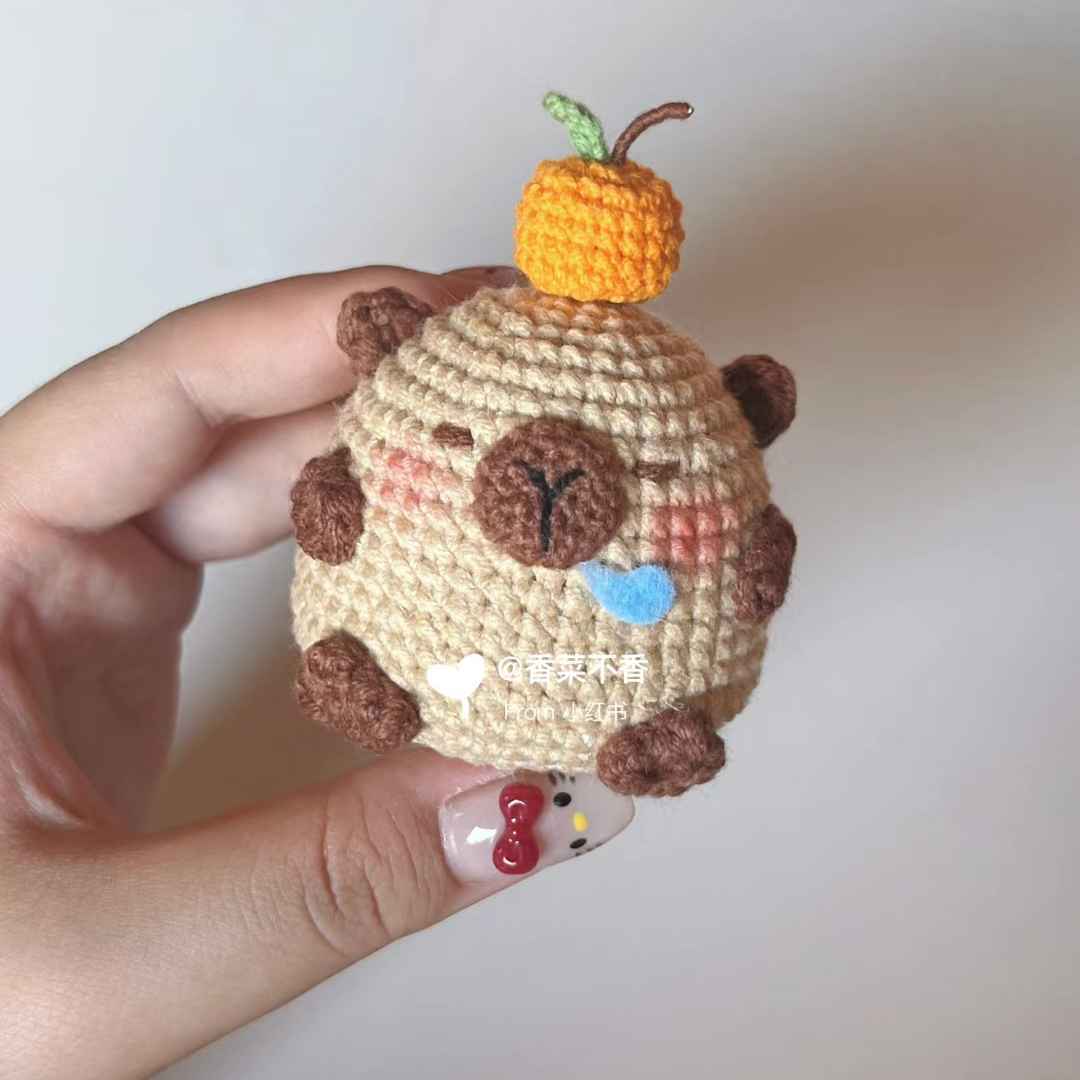 Chart móc Capybara ú - Free crochet Capybara pattern | Tiểu Phương ...
