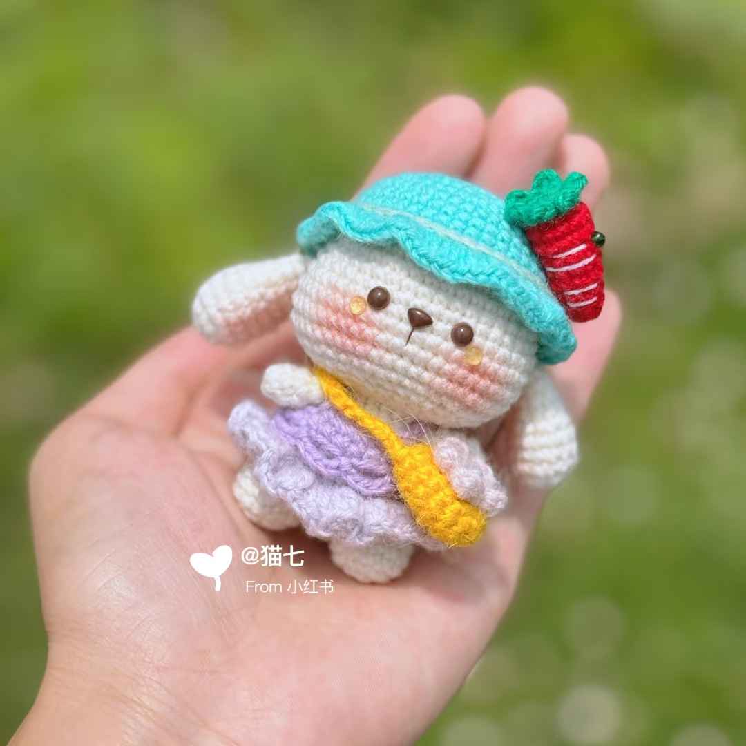 Chart móc bé Thỏ cà rốt đi học - Bunny Rabbit (with illustrated guide ...