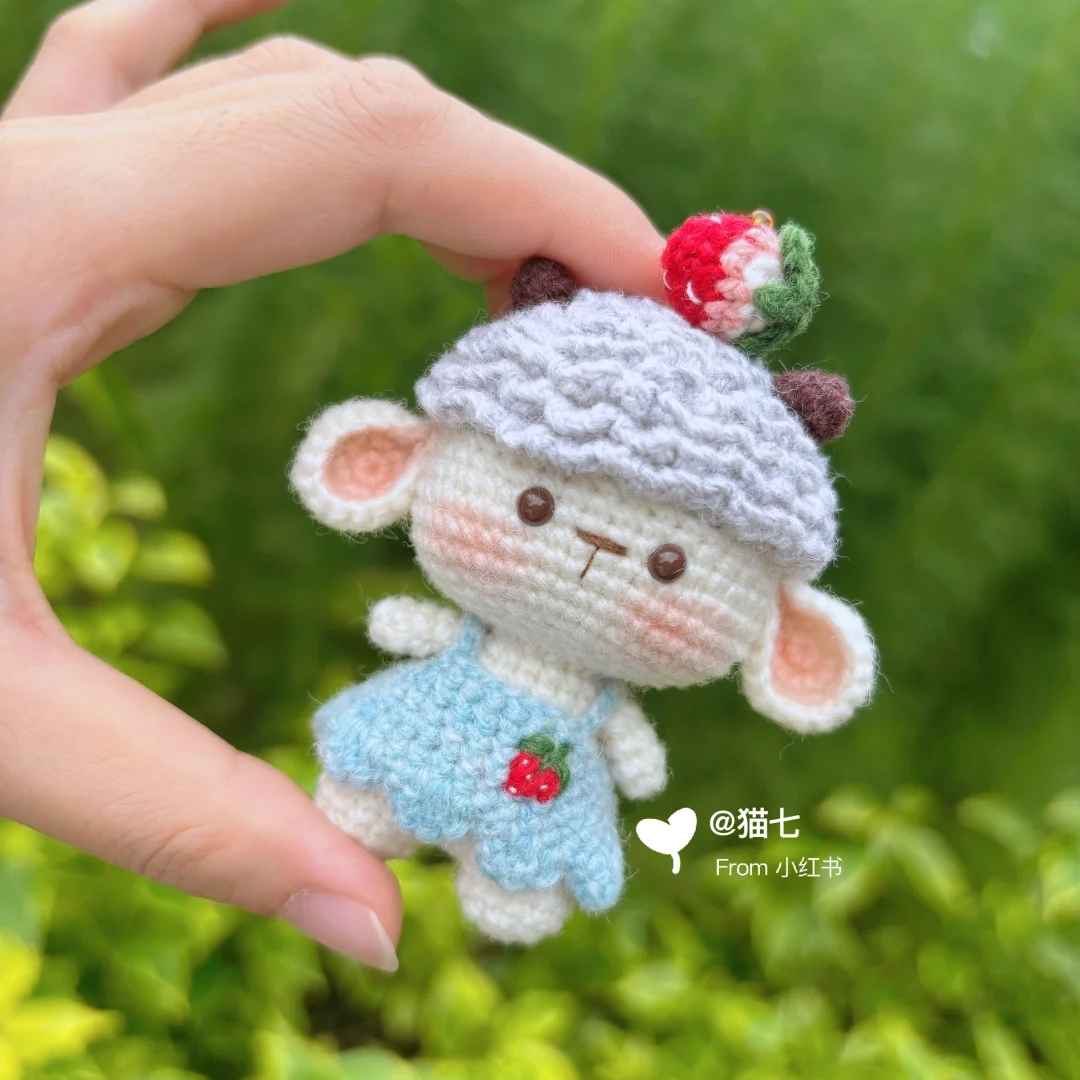 Chart móc bé cừu mặc váy xinh - Free crochet sheep | Tiểu Phương ...